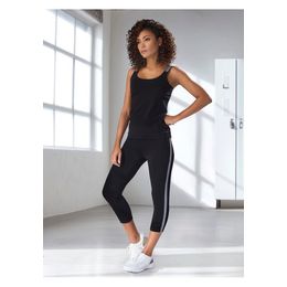 H.I.S. H.I.S Caprileggings schwarz Gr. XS (32/34) f&uuml;r Damen. K&ouml;rpernah. Nachhaltig.