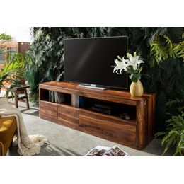 TV-Board Sheesham 190x50x60 walnuss gewachst TORONTO #247