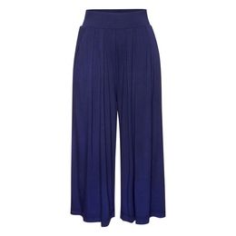 Lascana Culotte 'mit extra weitem Bein aus luftig-leichter Viskose' blau Gr. 36 f&uuml;r Damen. Figurumspielend. Nachhaltig.