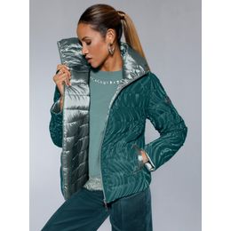 WITT Damen Daunenjacke zum Wenden, petrol, Gr&ouml;&szlig;e 38