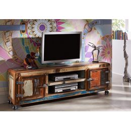 TV-Board Altholz 180x45x53 mehrfarbig lackiert FREEZY #32