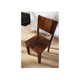 Stuhl Sheesham 45x45x90 braun lackiert METRO LIFE #167
