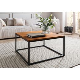 Couchtisch Wildeiche 80x80x43 natur ge&ouml;lt LOUNGE COLLECTION #08