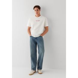 Weite Jeans Mavi "ORSON", Herren, Gr. 30, L&auml;nge 34, dusty mid blau street, 100% Baumwolle, weit normal, Jeans, Wide Leg Jeans