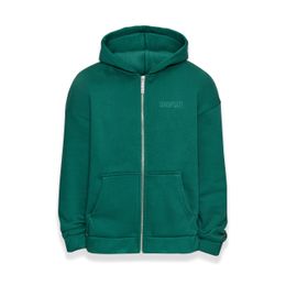 Kapuzensweatshirt DROPSIZE "Dropsize Herren", Herren, Gr. L, gr&uuml;n, 70% Baumwolle, 30% Polyester, bedruckt, Sweatshirts