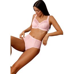 Anita Damen BH ohne B&uuml;gel mit 2-farbiger Spitze hellros&eacute; Gr&ouml;&szlig;e 75B