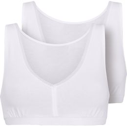 w&auml;schepur Damen Bustier wei&szlig; Gr&ouml;&szlig;e 38