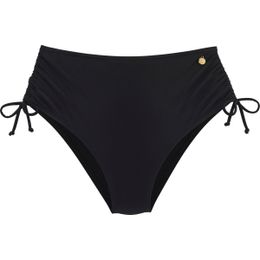 Lascana Damen Highwaist-Bikini-Hose schwarz Gr&ouml;&szlig;e 46