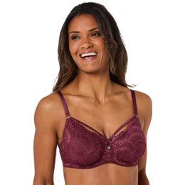 w&auml;schepur Damen B&uuml;gel-BH bordeaux Gr&ouml;&szlig;e 90C