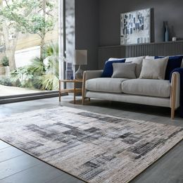 Teppich abstrakt Grau 190 x 290 cm - HURST KADIMA DESIGN