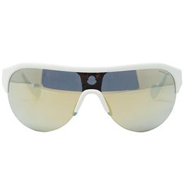 Moncler ML0049 21C OO Weisse Sonnenbrille
