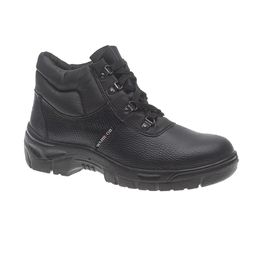 Warrior Herren Chukka Arbeitsstiefel / Arbeitsschuhe / Sicherheitsschuhe / Sicherheitsstiefel (Schwarz)