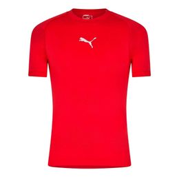 Puma - "Performance" T-Shirt f&uuml;r Herren, Rundhalsausschnitt, Athletisch (Rot)