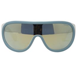 Moncler ML0047 86C Weisse Sonnenbrille