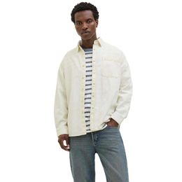 Jack & Jones Jack And Jones - Hemd f&uuml;r Herren, Mit Kragen, Denim, Lang&auml;rmlig (Ecru)