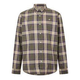 Timberland - Button-Down-Hemd f&uuml;r Herren, Popelin, Lang&auml;rmlig (Zitrone/Meliert)