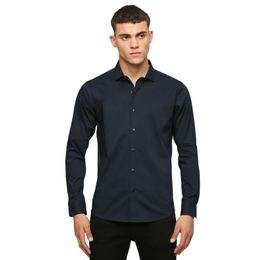 Only - Hemd f&uuml;r Herren, Regul&auml;r, Lang&auml;rmlig (Dunkel-Marineblau)