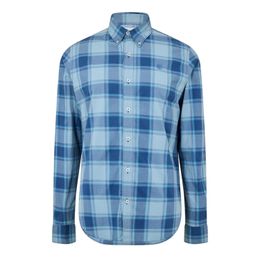 Timberland - Button-Down-Hemd f&uuml;r Herren, Popelin, Lang&auml;rmlig (Dunkles Jeansblau)