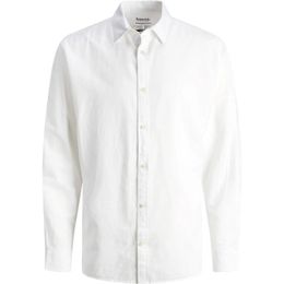 Jack & Jones Jack And Jones - Hemd f&uuml;r Herren, Lang&auml;rmlig (Wei&szlig;)