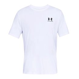 Under Armour - "Sportstyle" T-Shirt f&uuml;r Herren (Wei&szlig;/Schwarz)