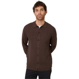 Threadbare. Threadbare - Button-Down-Hemd f&uuml;r Herren, Jerseyware, Regul&auml;r (Graubraun)