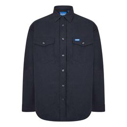 Hugo - "Ebad" Hemdjacke f&uuml;r Herren, Lang&auml;rmlig (Schwarz)