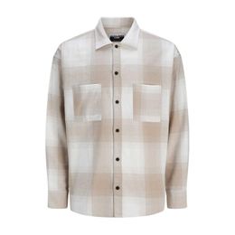 Jack & Jones Jack And Jones - "Darren" Hemd f&uuml;r Herren, Regul&auml;r, Lang&auml;rmlig (Wolken Tanzer)