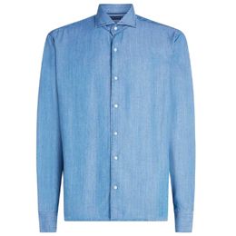 Tommy Hilfiger - Hemd f&uuml;r Herren, Denim, Schmal, Lang&auml;rmlig (Denim)