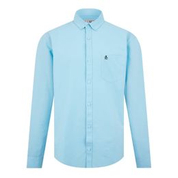 Original Penguin - Button-Down-Hemd f&uuml;r Herren, Oxford Baumwolle (K&uuml;hles Blau)