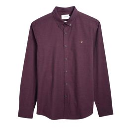 Farah - Button-Down-Hemd f&uuml;r Herren, Regul&auml;r (Rot)