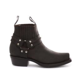 Grinders Unisex Braune Western-Lederstiefel-Renegade Lo