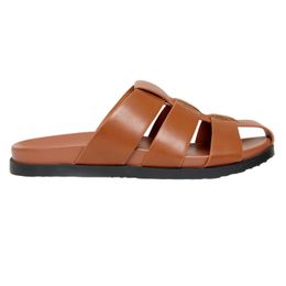 Threadbare. Threadbare - Fischer Sandalen f&uuml;r Herren, Open Toe (Hellbraun)