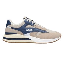 BOSS - "Kurt Runn" Sneaker f&uuml;r Herren, Leder (Beige)