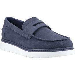 Toms Shoes TOMS Navi TRVL LITE Havana Herren Mokassins aus Leder in Marineblau