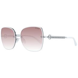 Guess Sonnenbrille GF6119 10F 61 Damen Silber