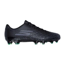 Skechers - "SKX 1.5" Zerbrochen Fu&szlig;ballschuhe mit festem Boden f&uuml;r Herren/Damen Unisex (Schwarz/Silber)