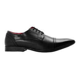 Lambretta - Unifarben Sneaker f&uuml;r Herren, Niedrig geschnitten (Schwarz)