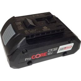 Bosch Ersatzakku ProCORE18V, f&uuml;r Akku Umreifungsger&auml;te Banholzer und Wenz Serie BXT4, Spannung 18 V, Kapazit&auml;t 4,0 Ah, schwarz