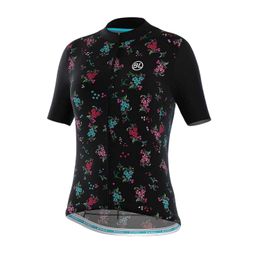 Bicycle Line - "Garda" Radfahr-Trikot f&uuml;r Damen (Schwarz)