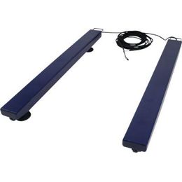 W&auml;gebalken Adam AELP-1000, W&auml;gebereich 200 g-1000 kg, mit R&auml;dern und Griffen, B 120 x T 1330 x H 85 mm, Stahl, blau