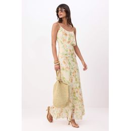 &Auml;rmelloses Maxikleid mit Blumenmuster und A-Linien-Schnitt f&uuml;r Damen