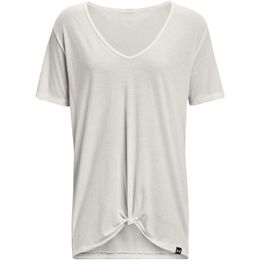 Under Armour - "Project Rock" T-Shirt f&uuml;r Damen (Wei&szlig;)