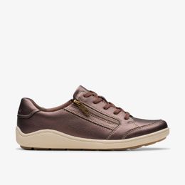 Clarks Bryianne Bayla Bronze Metallic Sneaker