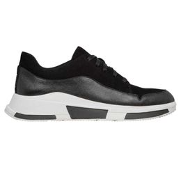 fitflop Fit Flop - Sneaker f&uuml;r Herren, Wildleder, Klobiger Absatz (Schwarz)