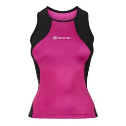 SKINS - "Tri 400" T-Shirt f&uuml;r Damen, &Auml;rmellos (Pink)