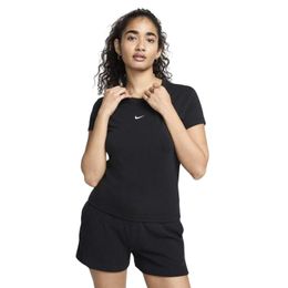 Nike - "Chill" T-Shirt f&uuml;r Damen, Jerseyware, Schmal (Schwarz)