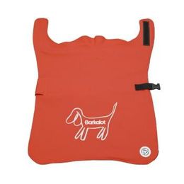 Barkalot Hunderegenmantel aus Upcycled-Stoff rot S