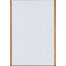 moedel Wandschild LMH, DIN A3, Hochformat, Holz- und Aluminiumrahmen, Klebe- oder Schraubmontage, B 308,5 x H 422,5 mm, silber/Eiche