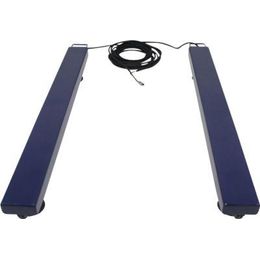 W&auml;gebalken Adam AELP-3000, W&auml;gebereich 1000 g-3000 kg, B mit R&auml;dern und Griffen, B 120 x T 1330 x H 85 mm, Stahl, blau
