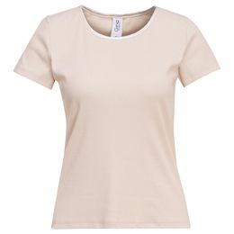 Gina Damen T-Shirt aus Feinripp